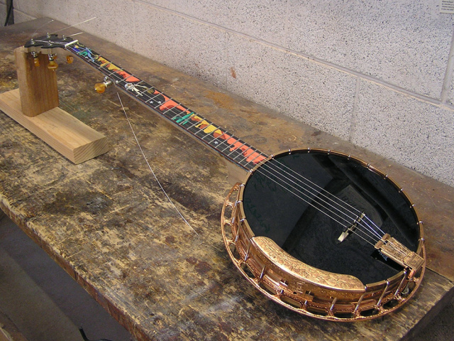 Arizona-Themed Banjo Neck